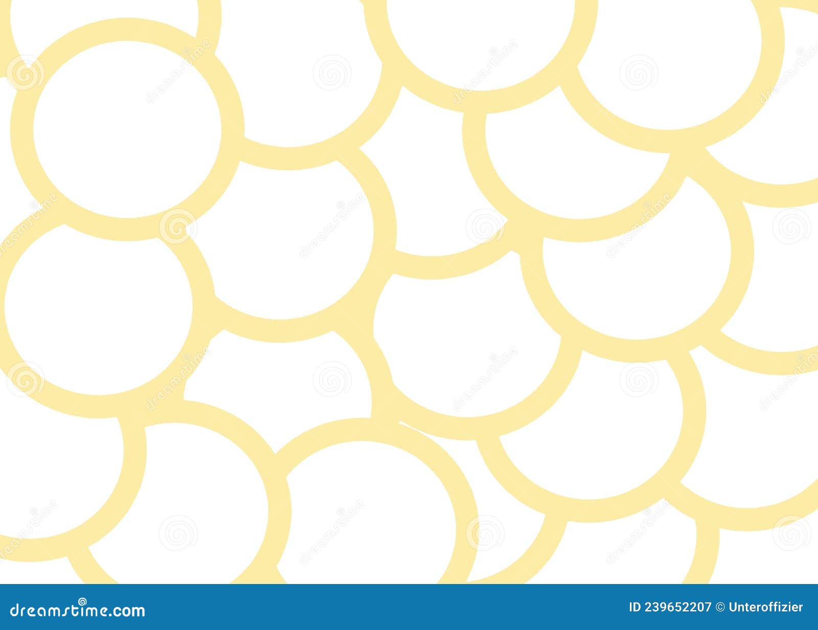 A Backdrop of Overlapping White Filled Circles with Light Yellow Beige ...