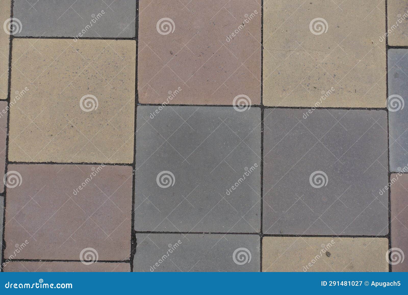 Backdrop - Pavement Made of Pink, Yellow, Brown and Gray Concrete ...