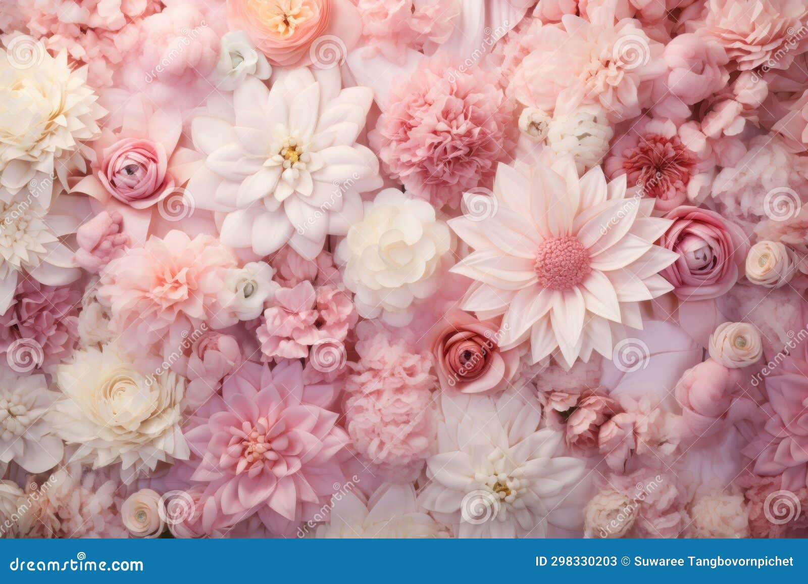 Backdrop of Pink Floral Texture Background Stock Illustration ...
