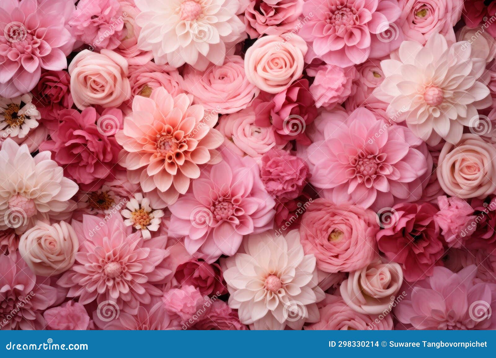 Backdrop of Pink Floral Texture Background Stock Illustration ...