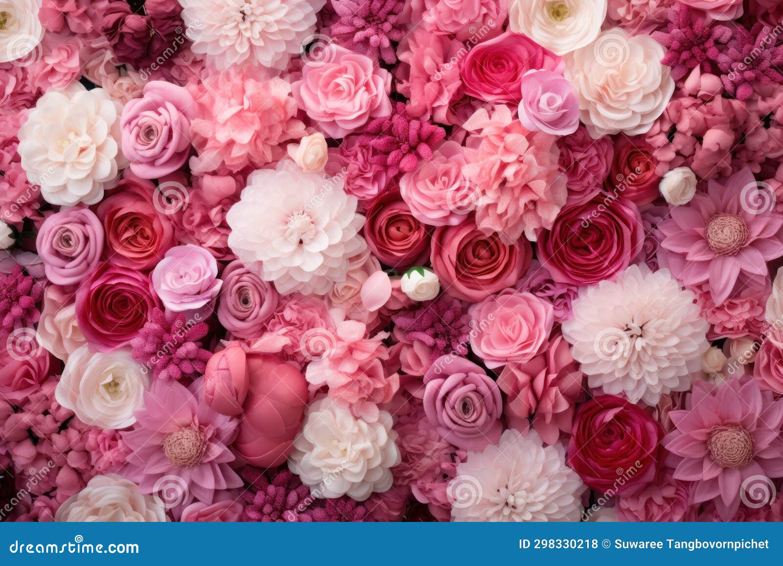 Backdrop of Pink Floral Texture Background Stock Illustration ...