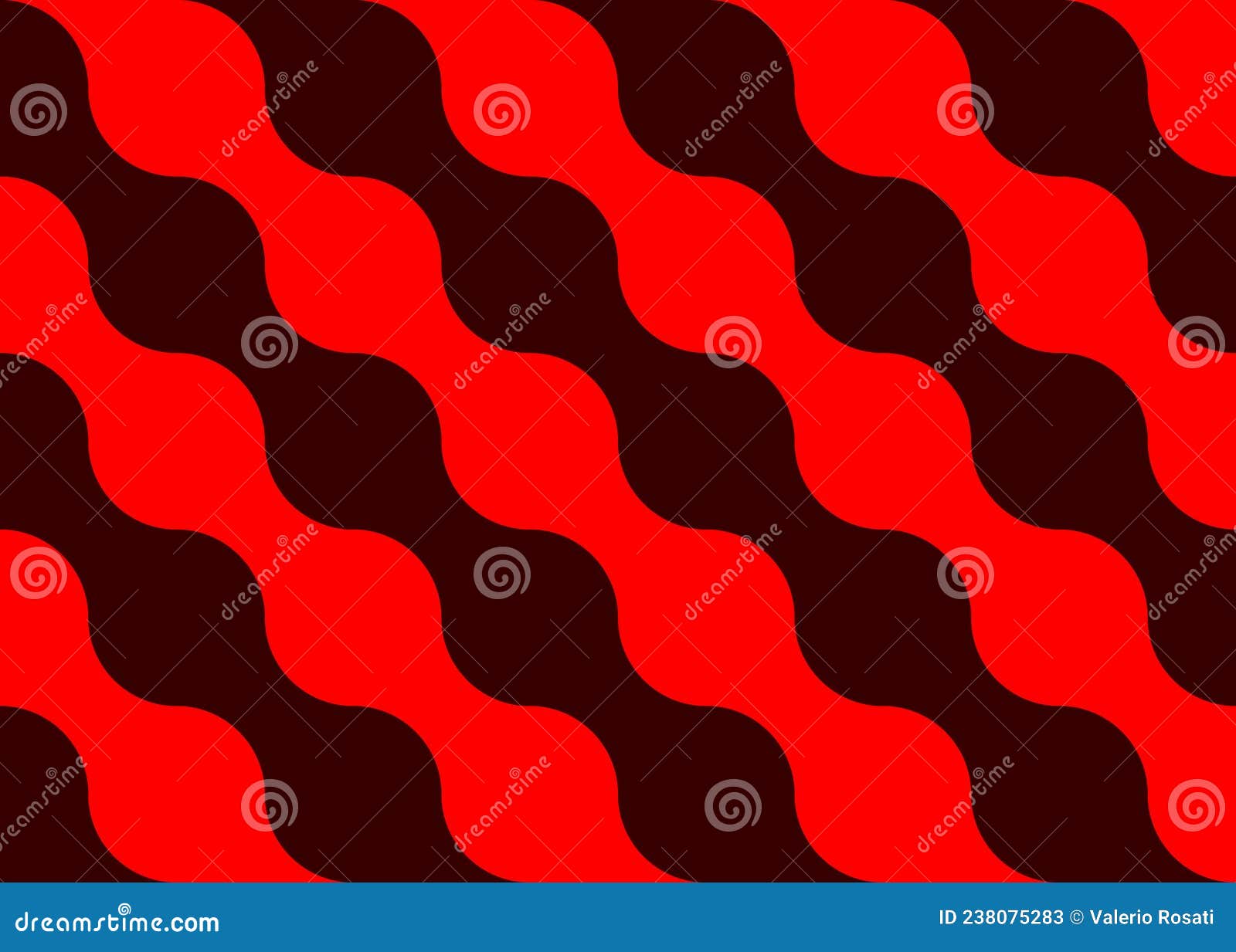 Backdrop with Red Wavy Pattern Stock Illustration - Illustration of ...