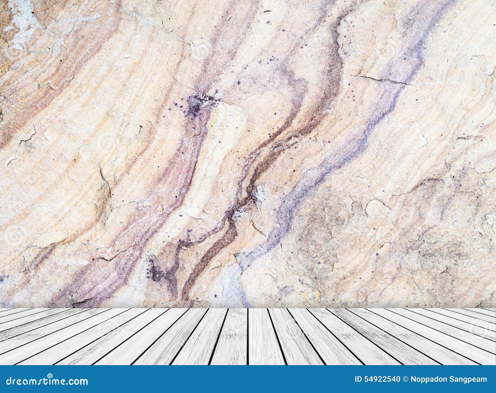 Backdrop Sandstone Wall Wood Slabs Arranged Perspective Texture ...