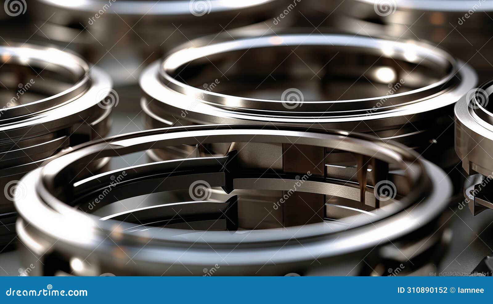 Background Scene Showing Piston Ring Compression Process.AI Generated ...