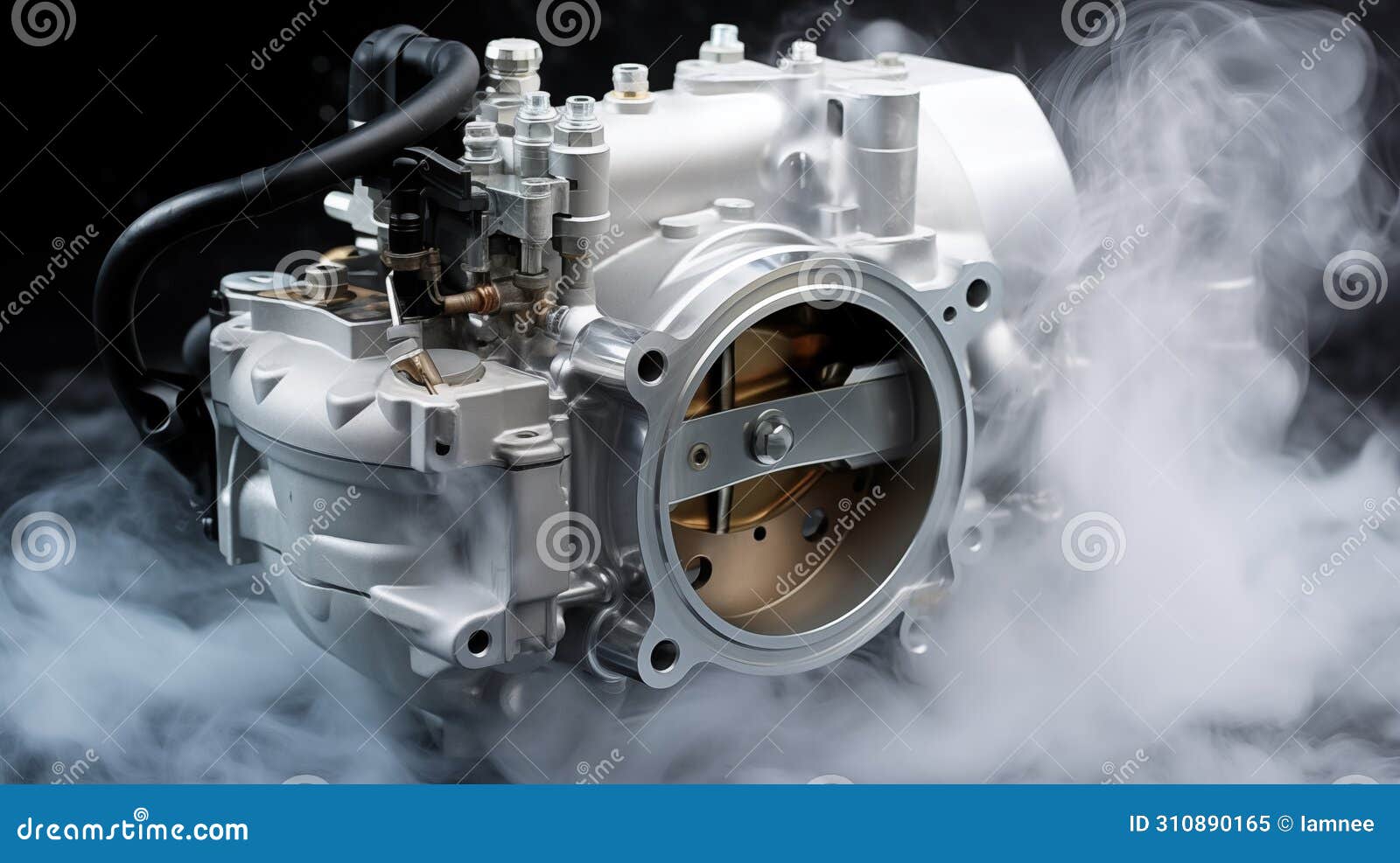 Backdrop for Scene of Throttle Body Cleaning Process.AI Generated Stock ...