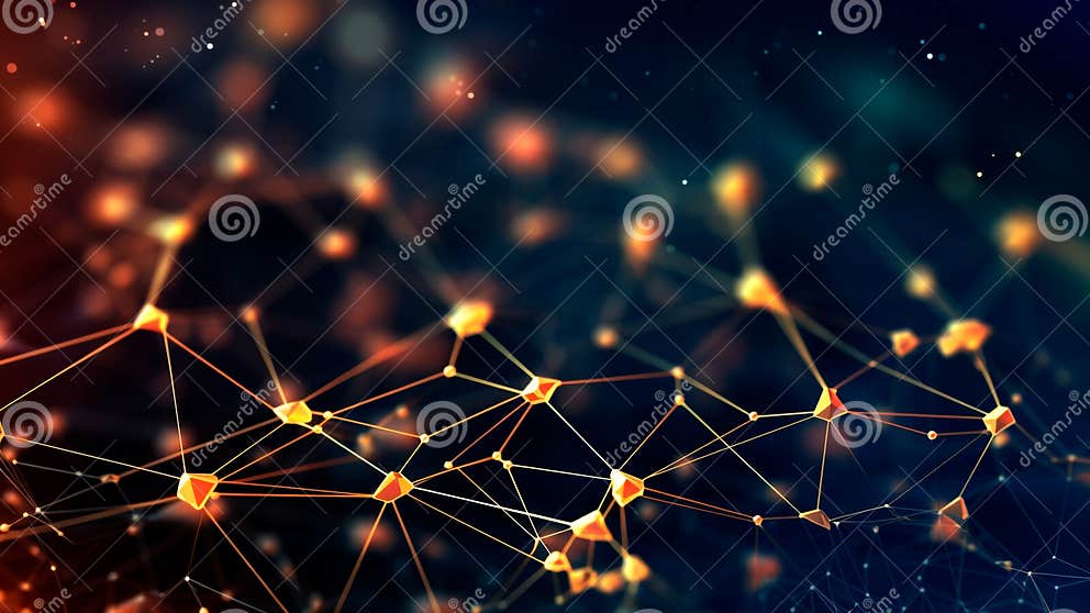 Backdrop Showcasing a Complex Network of Interlinked Connections, Generative AI Stock ...