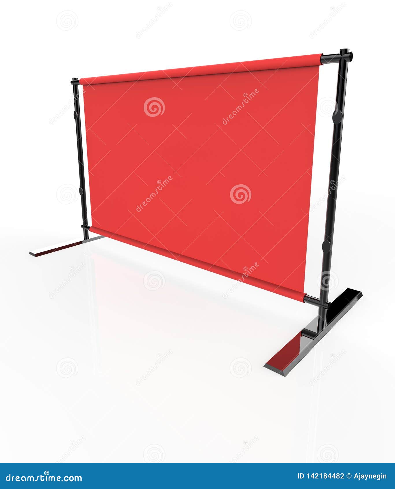 Backdrop Stand for Banners stock illustration. Illustration of metallic ...