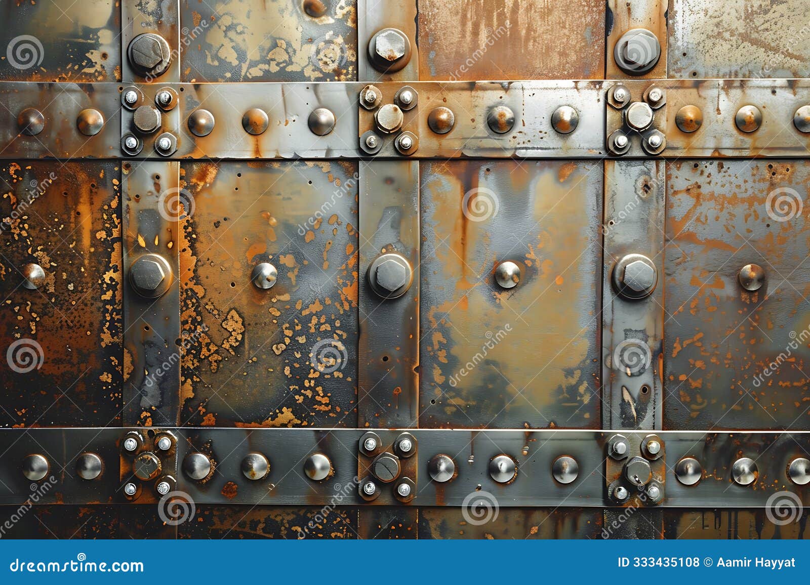 Backdrop Structure of Steel Wall with Mini Dots and Large Layers Stock ...