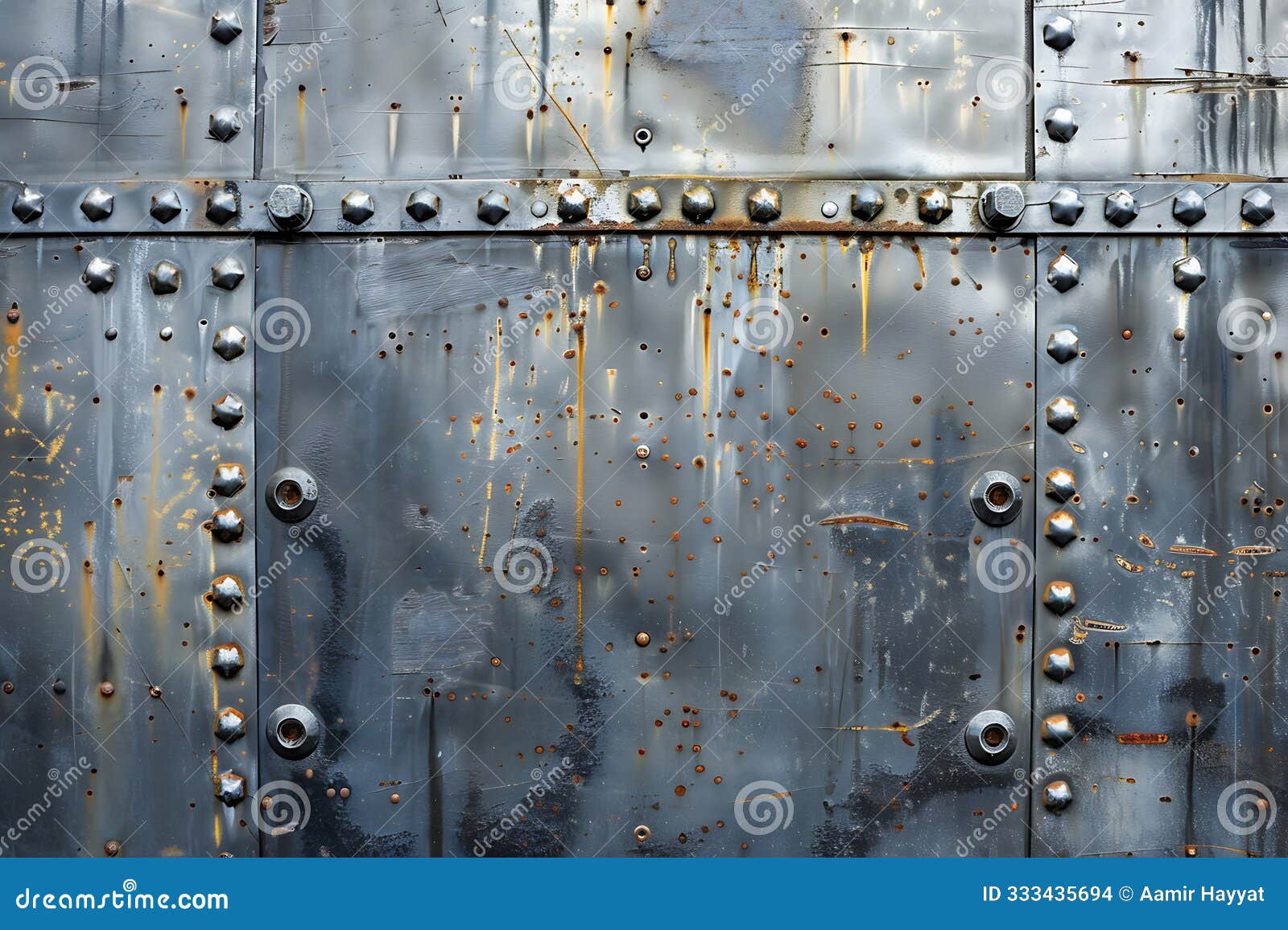 Backdrop Texture of a Steel Wall with Dots and Layers Stock ...