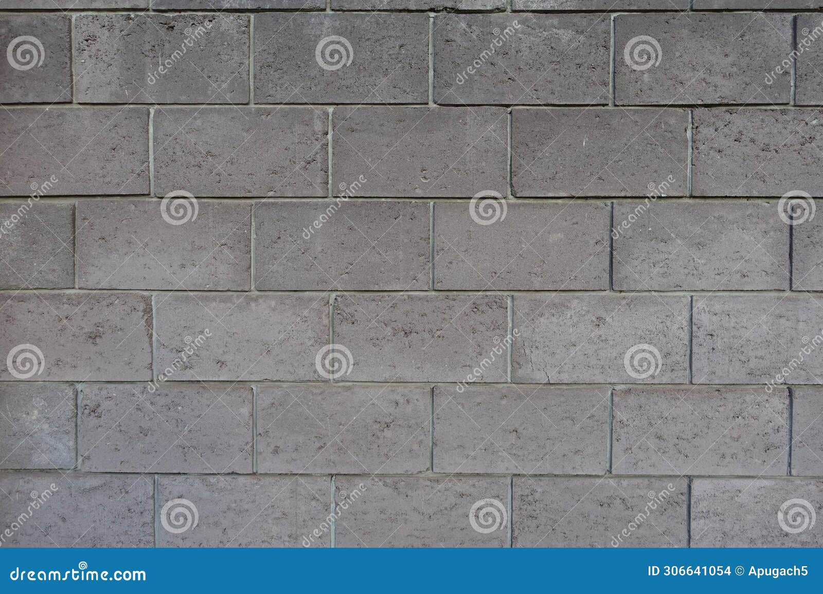 Backdrop - Wall Made of Gray Concrete Masonry Units Stock Photo - Image ...