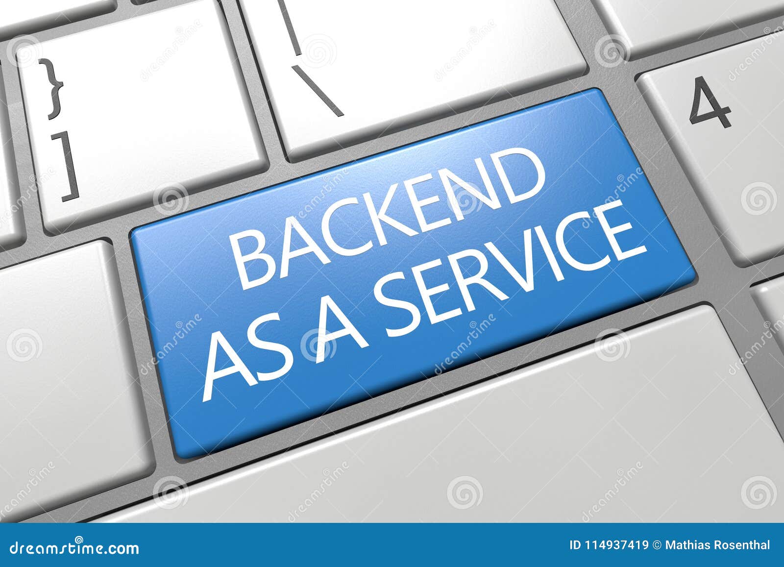 Backend as a Service stock illustration. Illustration of providing ...