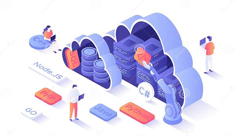 Backend Development Coding Software Engineering Programming Languages Server Racks In The 