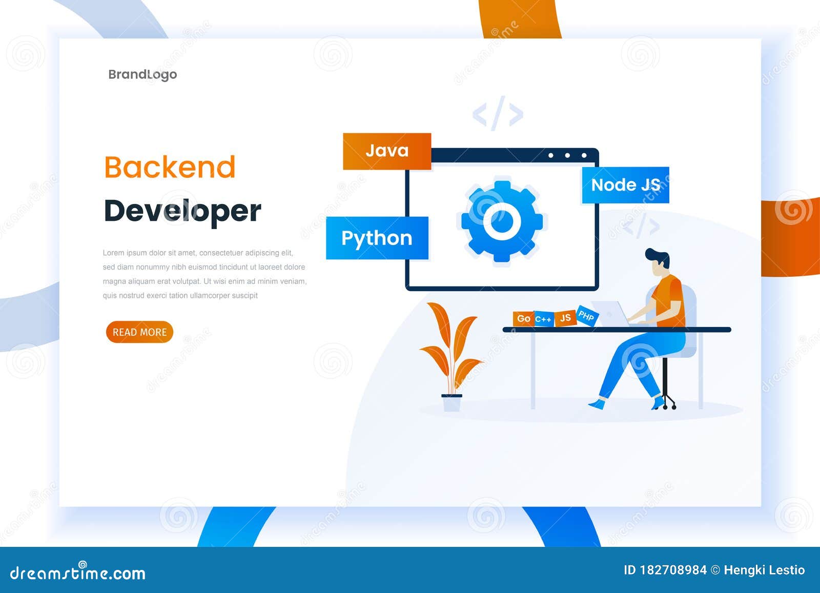 Backend Development Coding Software Engineering Programming Languages Program Code On Laptop