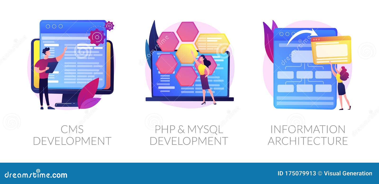 Backend Development Vector Concept Metaphors. Stock Vector ...