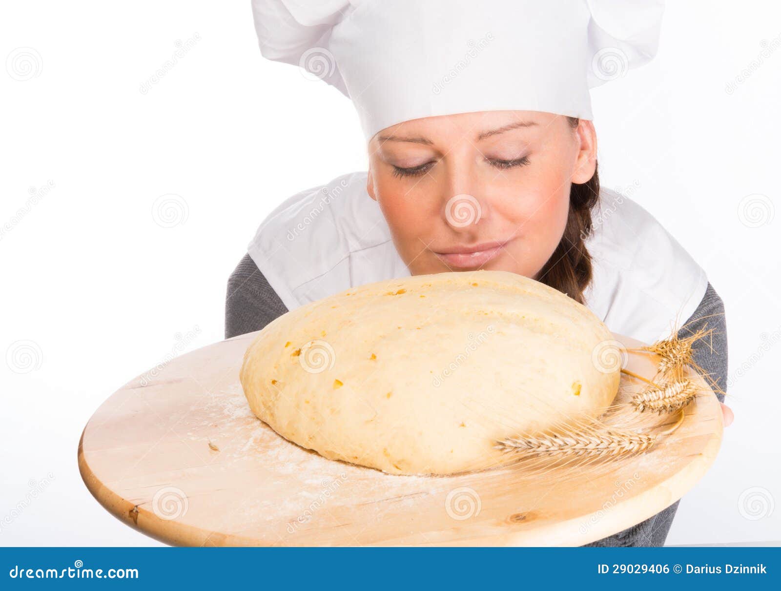 Backer with bread dough stock photo. Image of kitchen - 29029406
