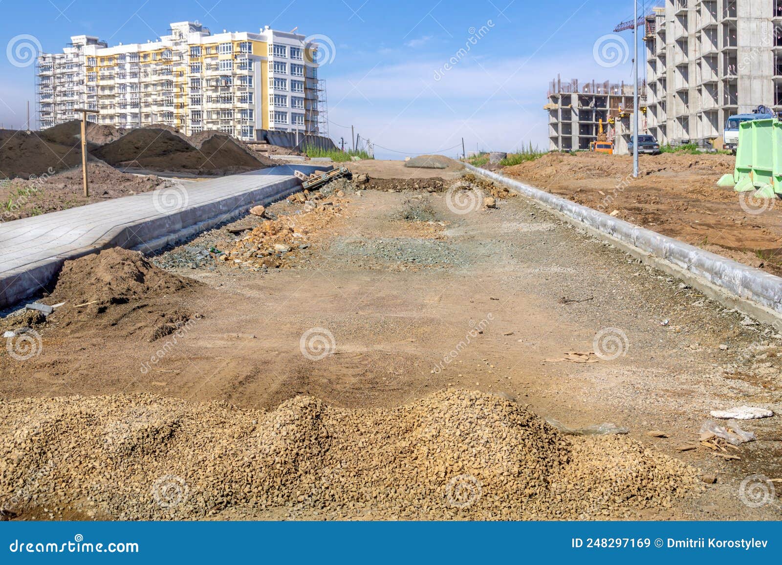 Backfilling of the Roadbed and Arrangement of Footpaths in the Area ...