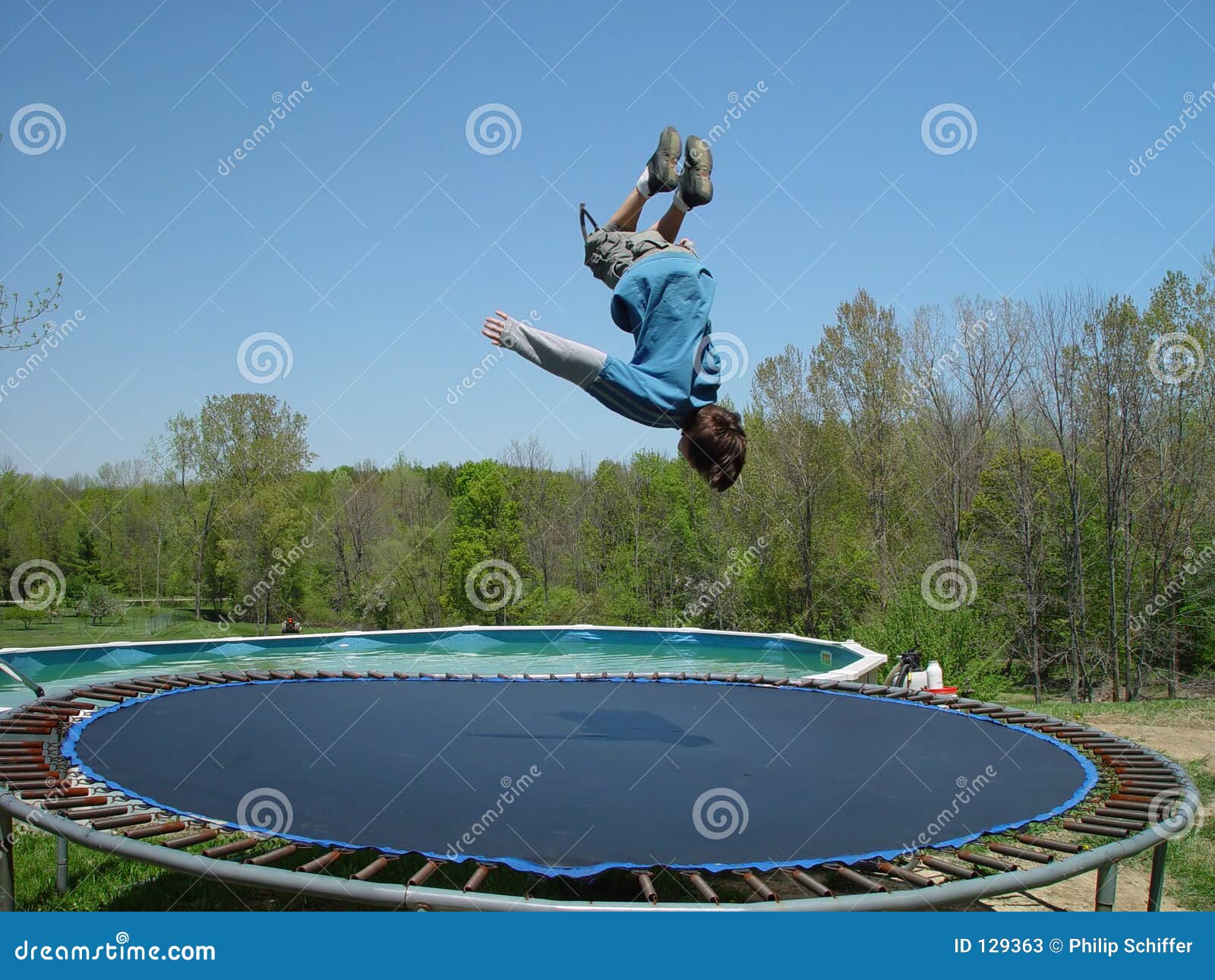 BackFlip stock image. Image of action, teen, backflip, tumble - 129363