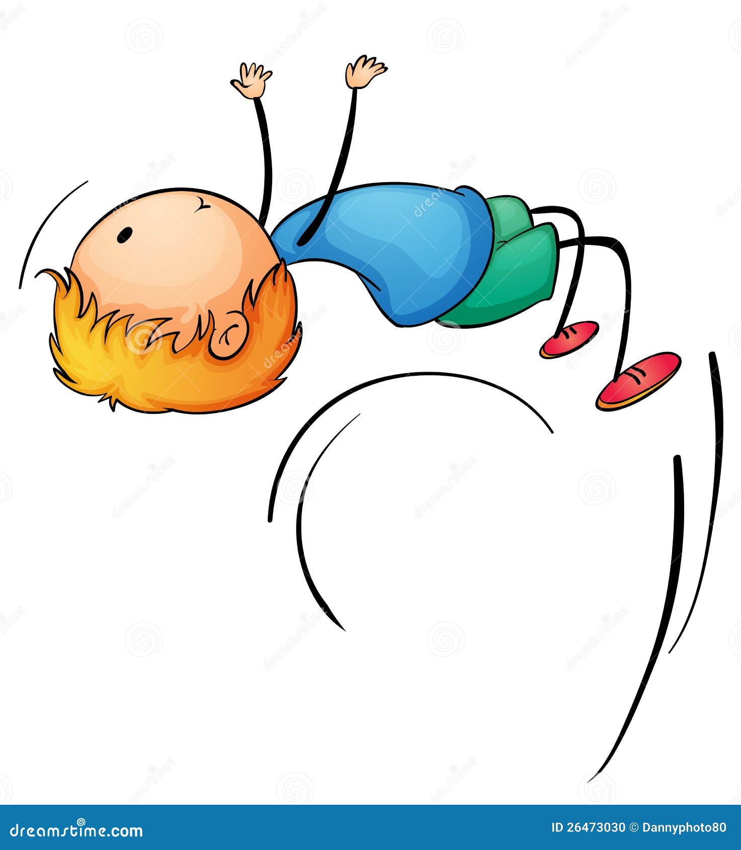 Backflip boy stock vector. Illustration of sport, compete - 26473030
