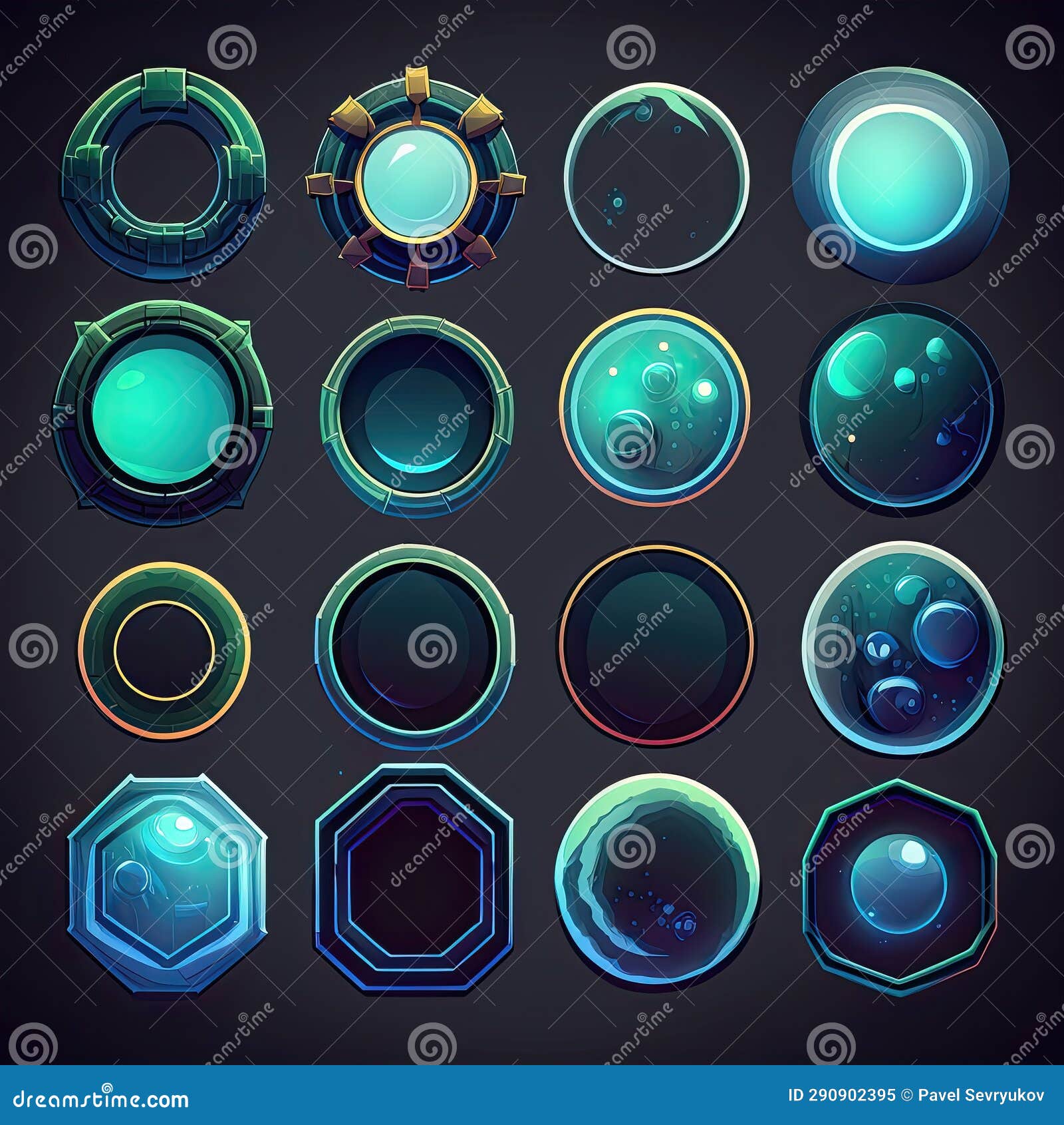 Backg Round Frame Game Ai Generated Stock Illustration - Illustration ...