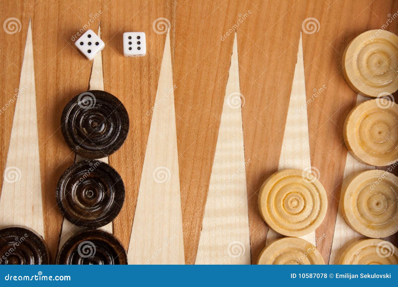 Backgammon stock photo. Image of black, pattern, luck - 10587078