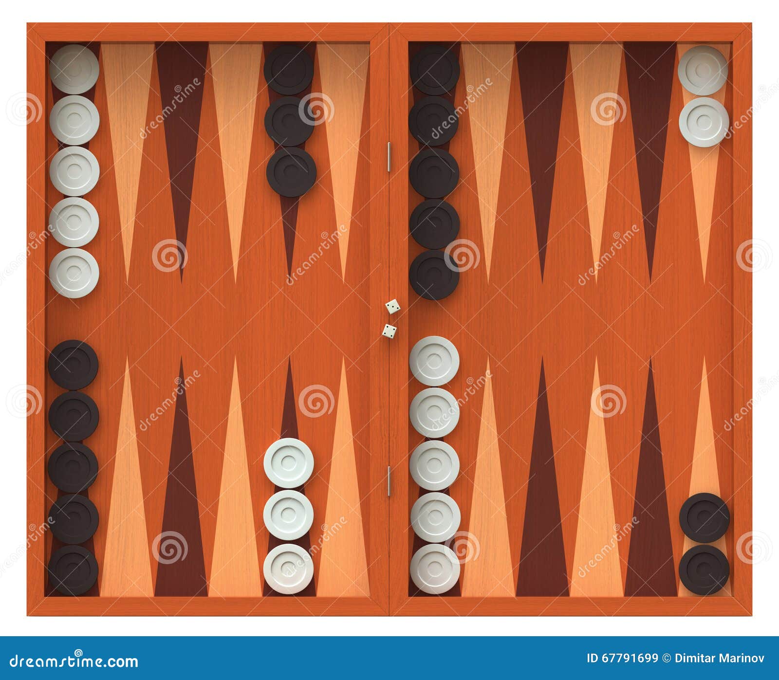Backgammon stock illustration. Illustration of board - 67791699