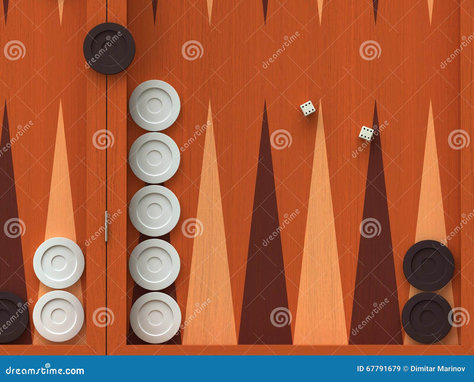 Backgammon stock illustration. Illustration of draught - 67791679