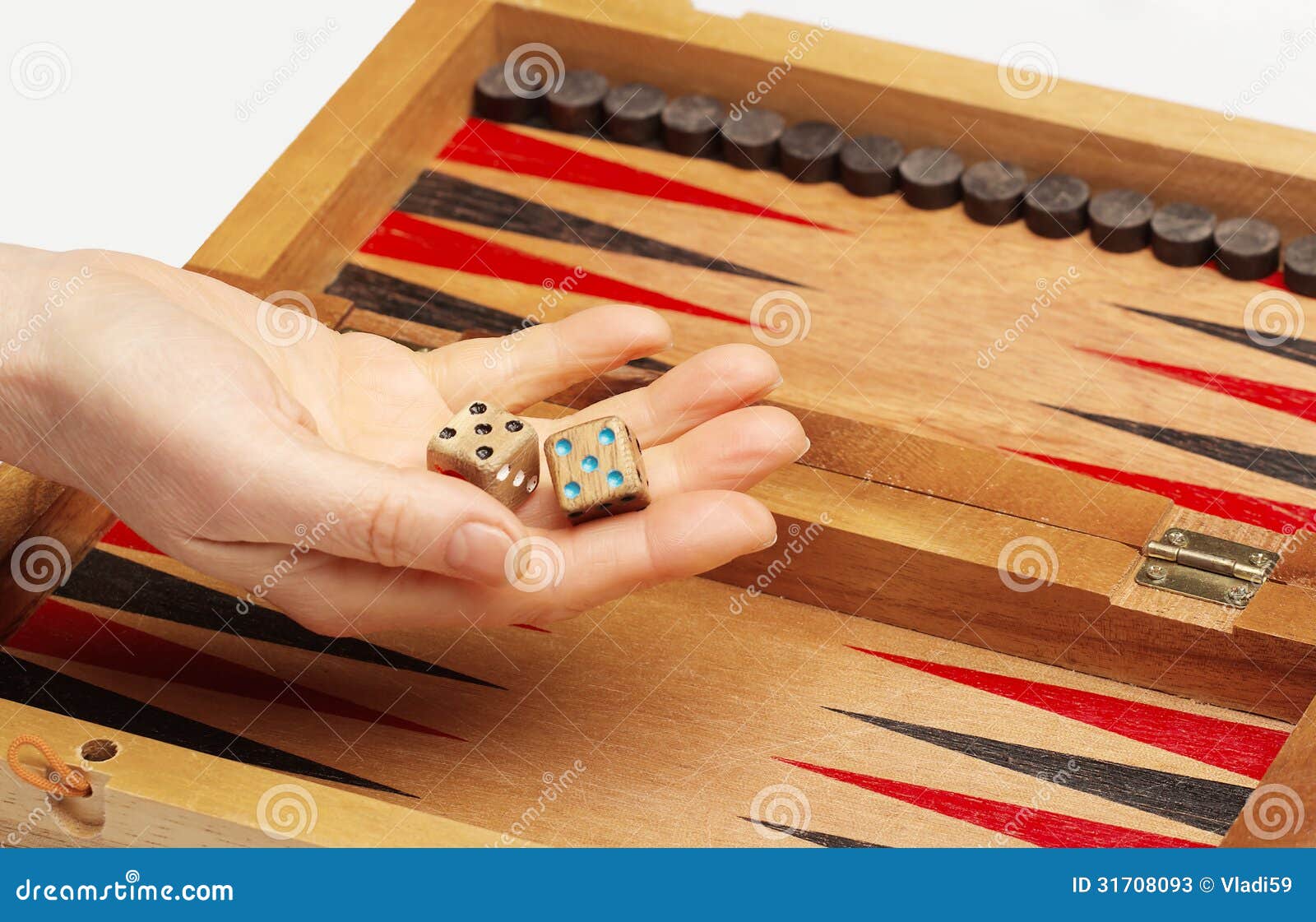 Backgammon game stock image. Image of wooden, luck, piece - 31708093