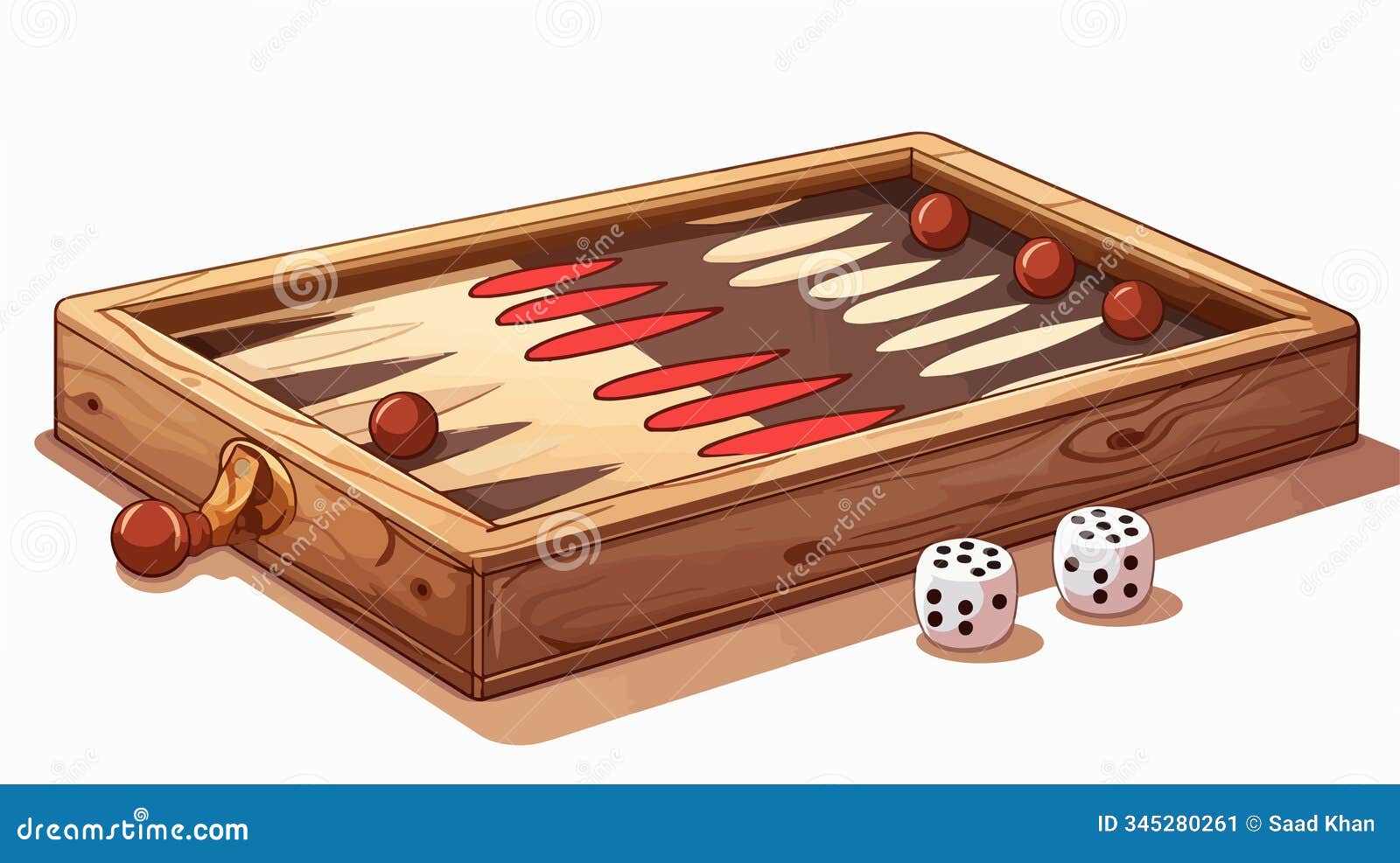 Backgammon Game Design stock illustration. Illustration of competition ...