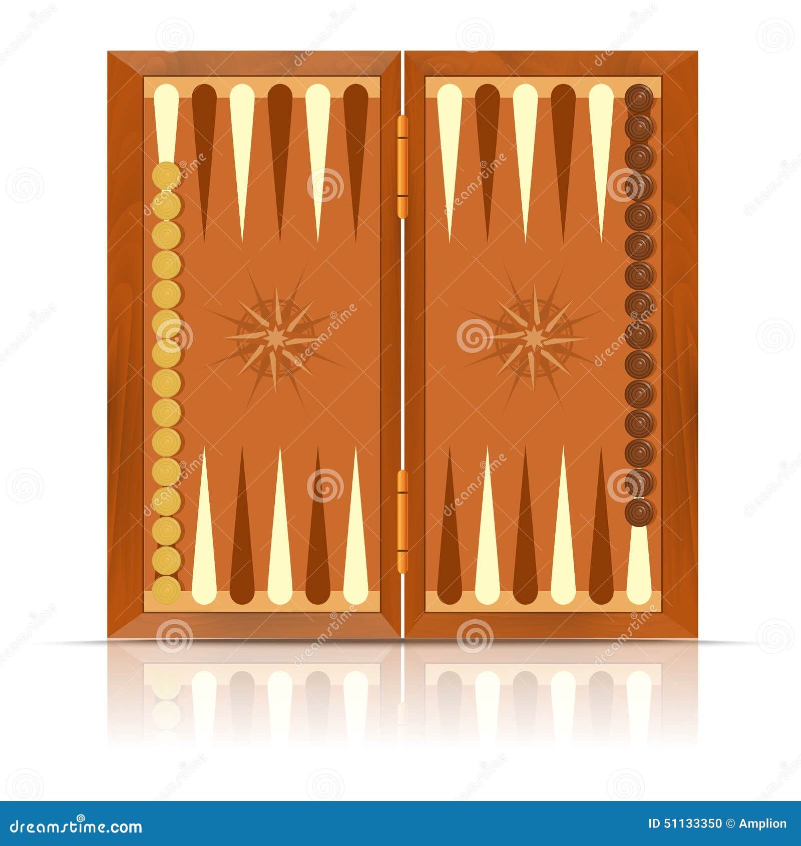 Backgammon stock vector. Illustration of cube, black - 51133350