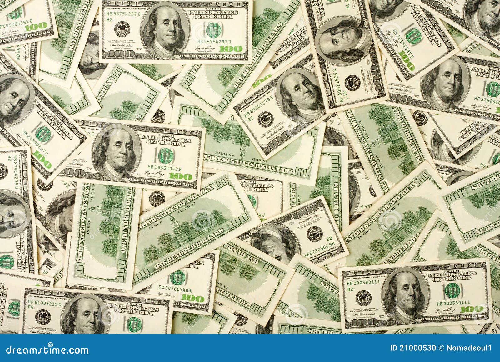 Background of $100 Banknotes Stock Photo - Image of group, abstract ...