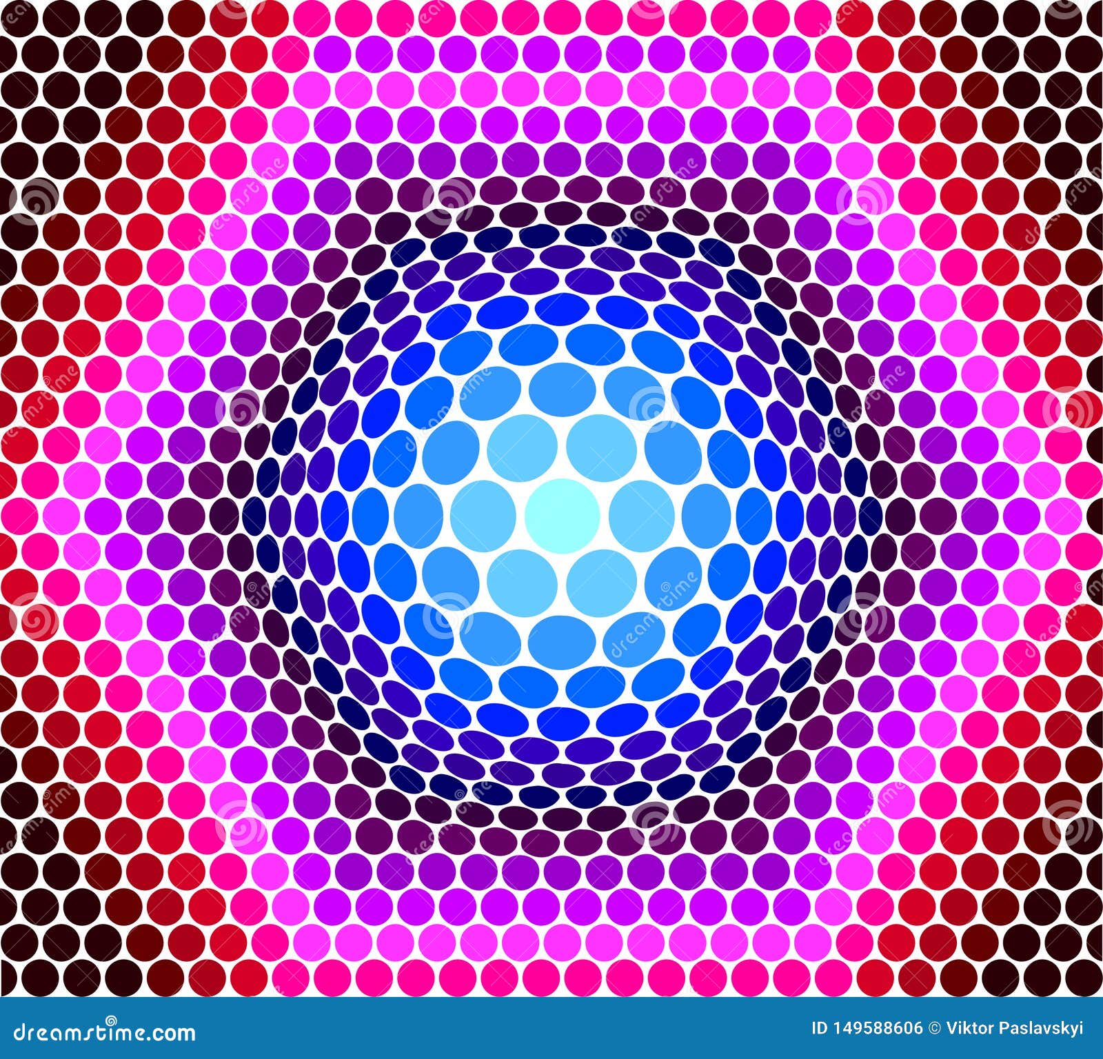 Background from Circles of Multi-colored Stock Vector - Illustration of ...