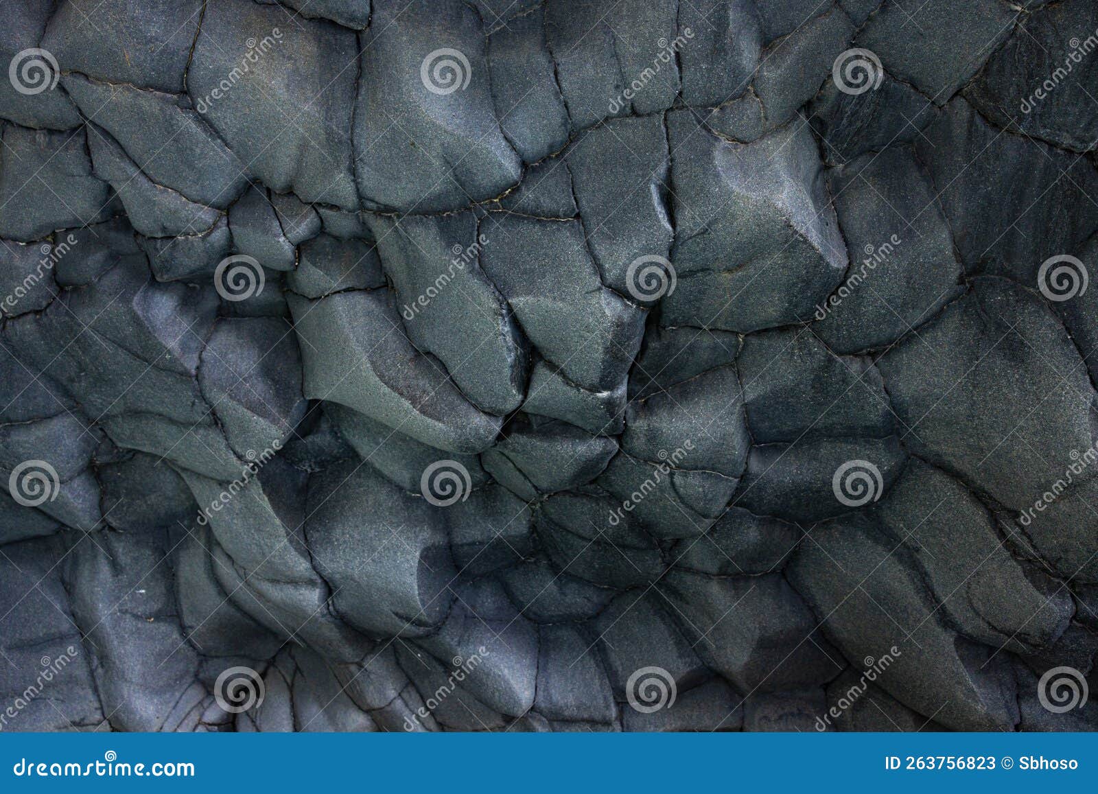 Extreme Close Up of Unique Diamond Shaped Basaltic Rock Formations in ...