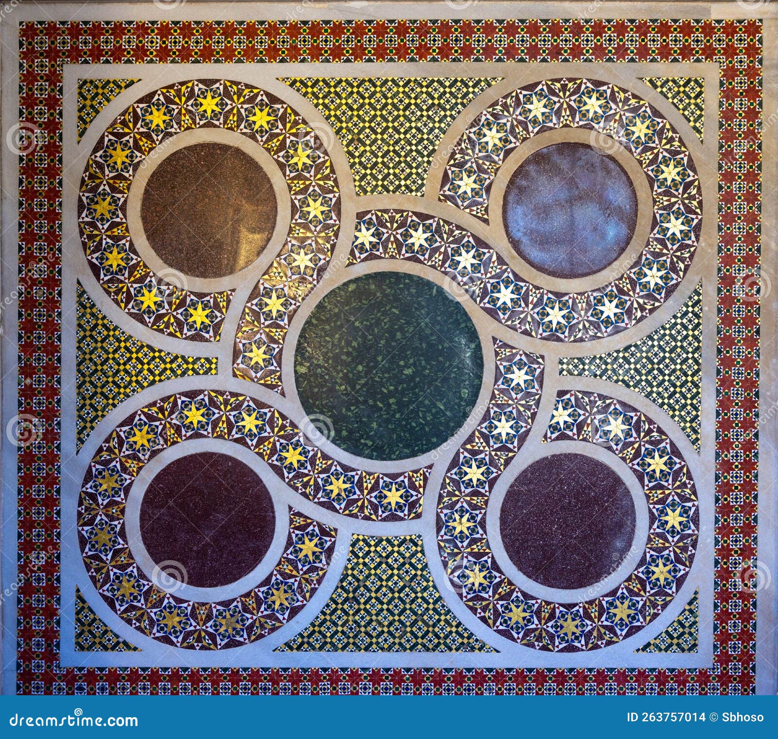 Close Up and High Res Geometric Square Pattern Decorative Multi Color ...