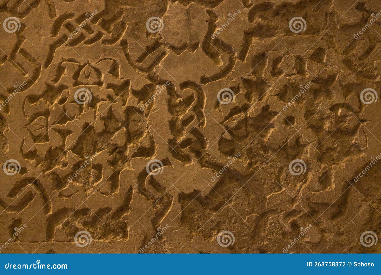 Antique Pale Earth Tones Abstract Carved Wall Background Stock Photo ...