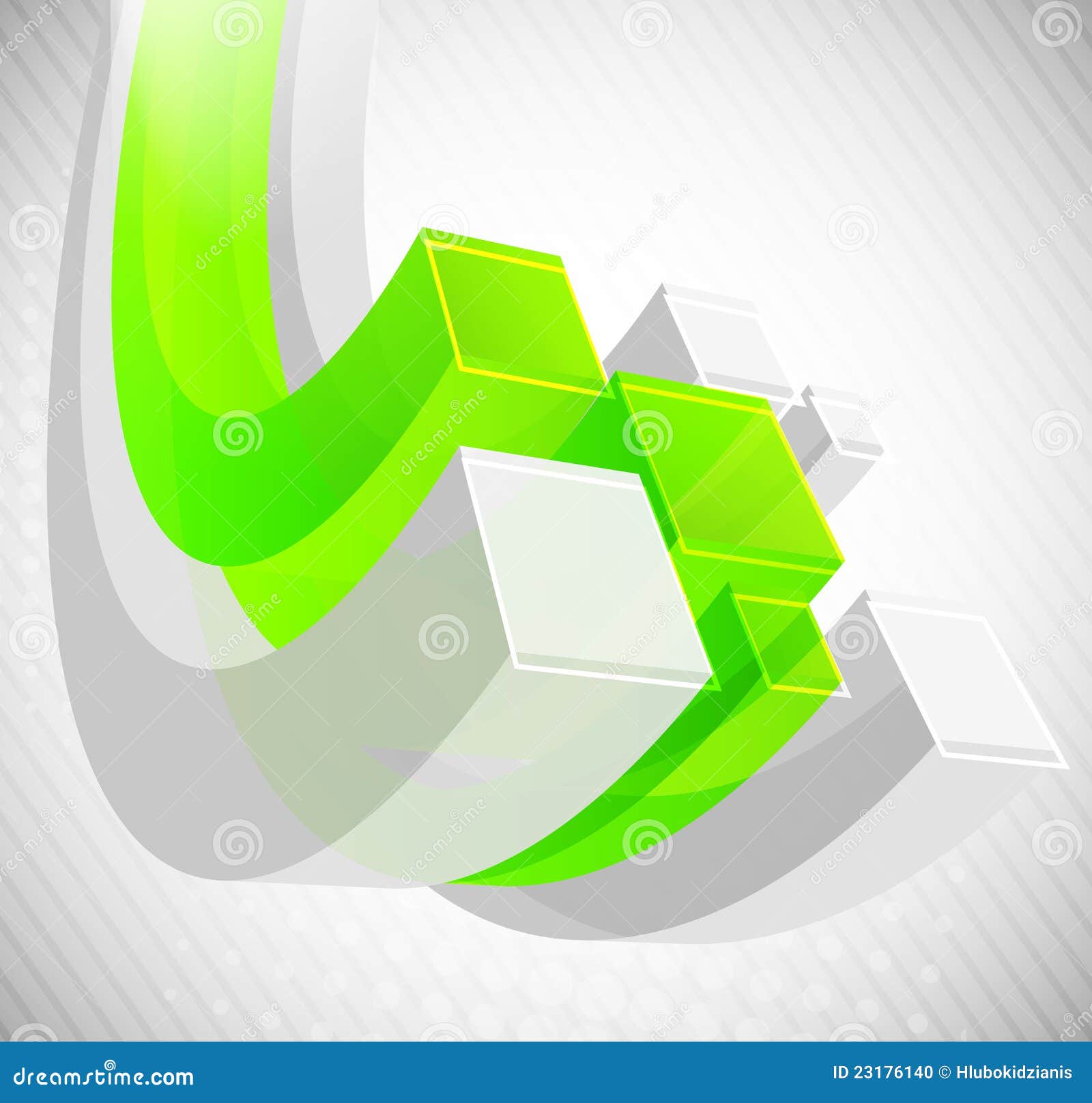 Background with 3d element stock vector. Illustration of perspective ...