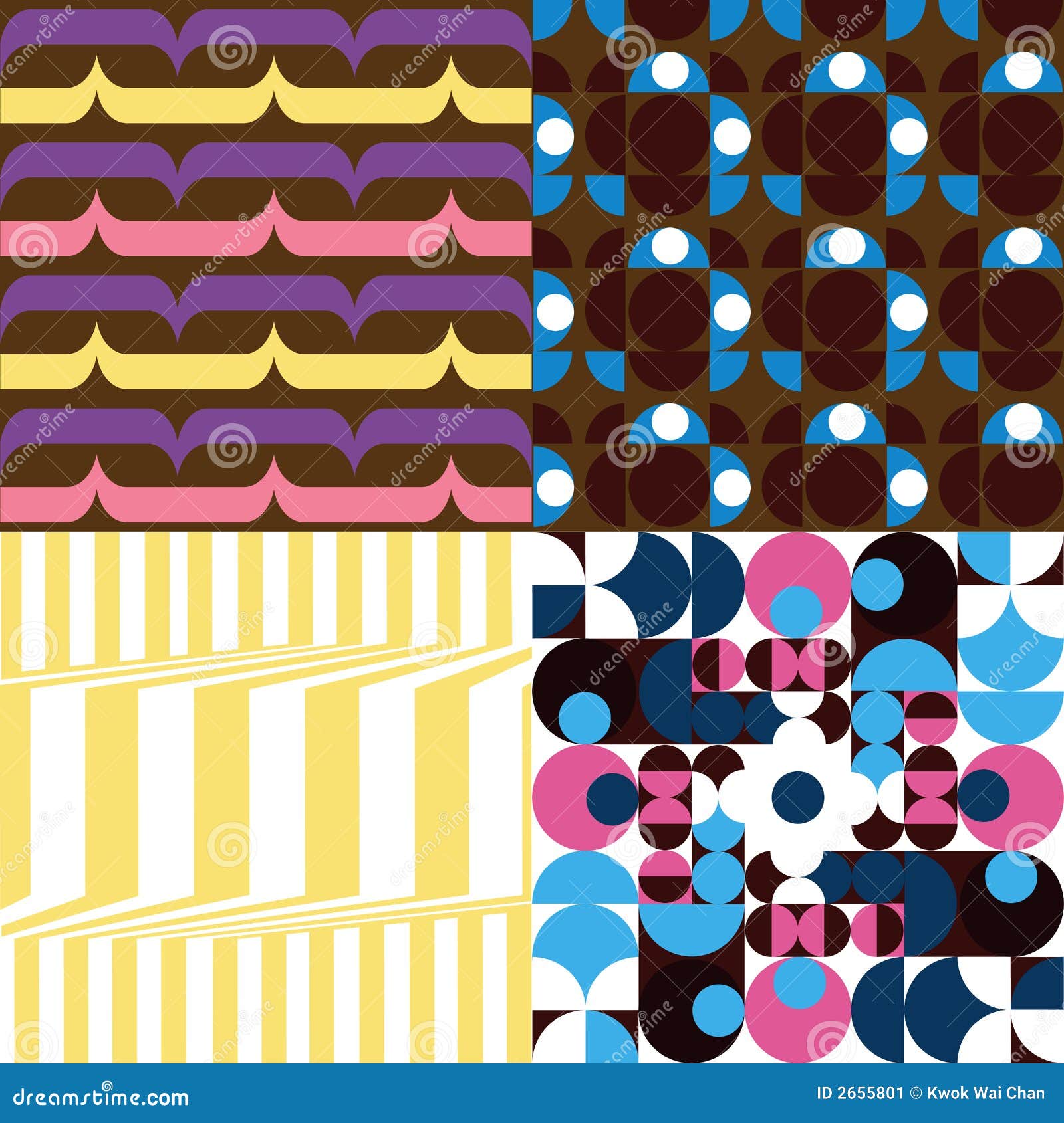 Background with 4 Design stock vector. Illustration of geometry - 2655801