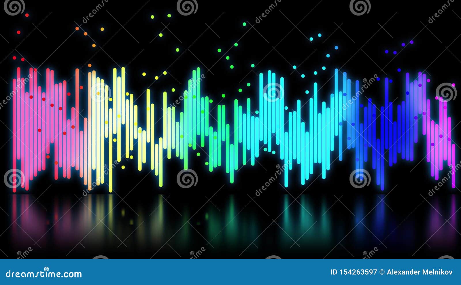 Background with Abstract Animated Sound Graph Stock Video - Video of ...