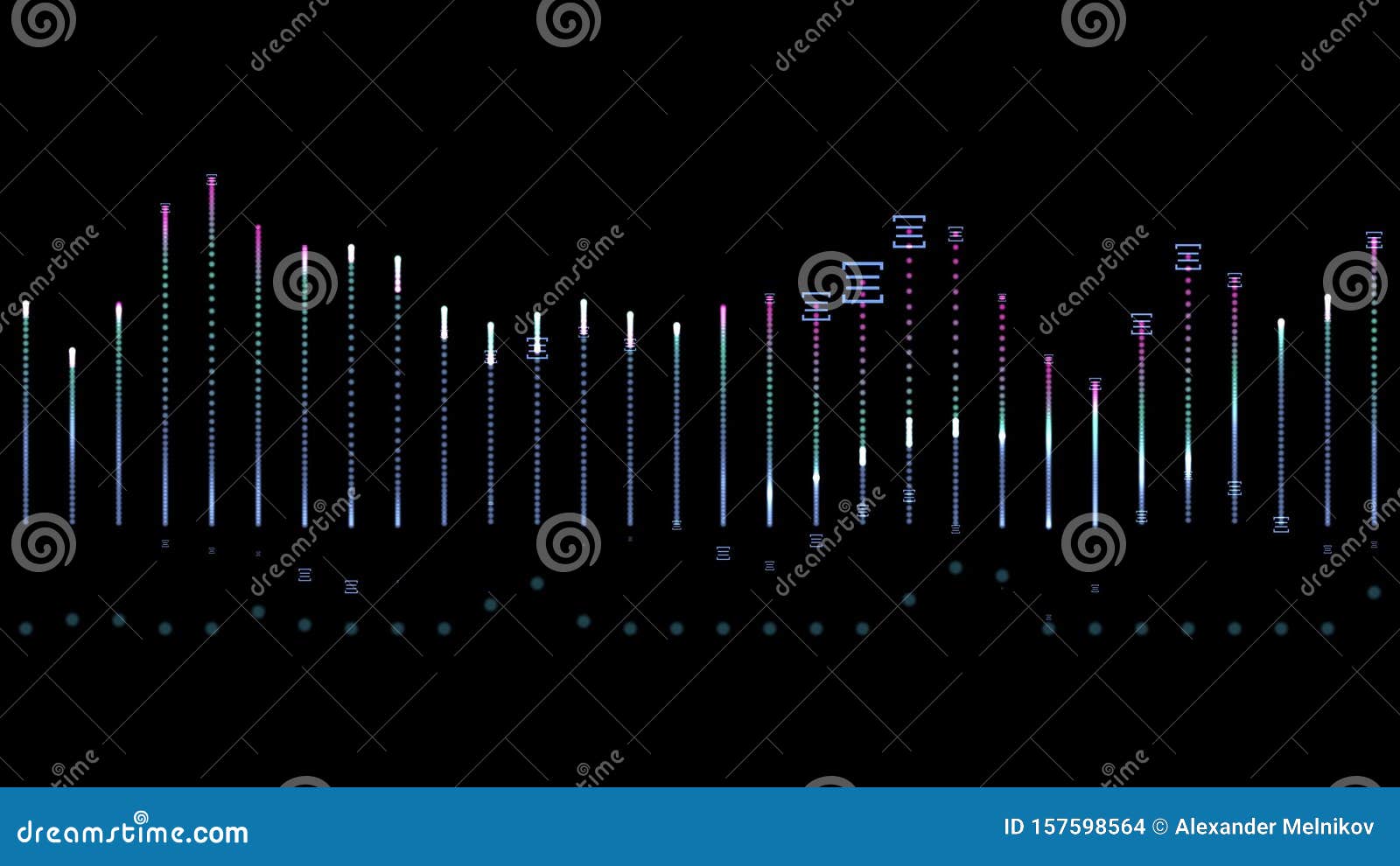 Background with Abstract Animated Sound Graph Stock Footage - Video of ...