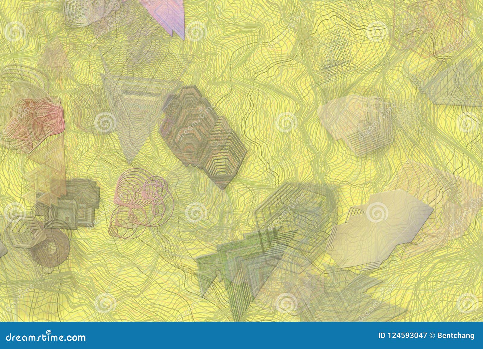 Background Abstract Blended Messy Shapes. Wallpaper, Drawing, Pattern ...