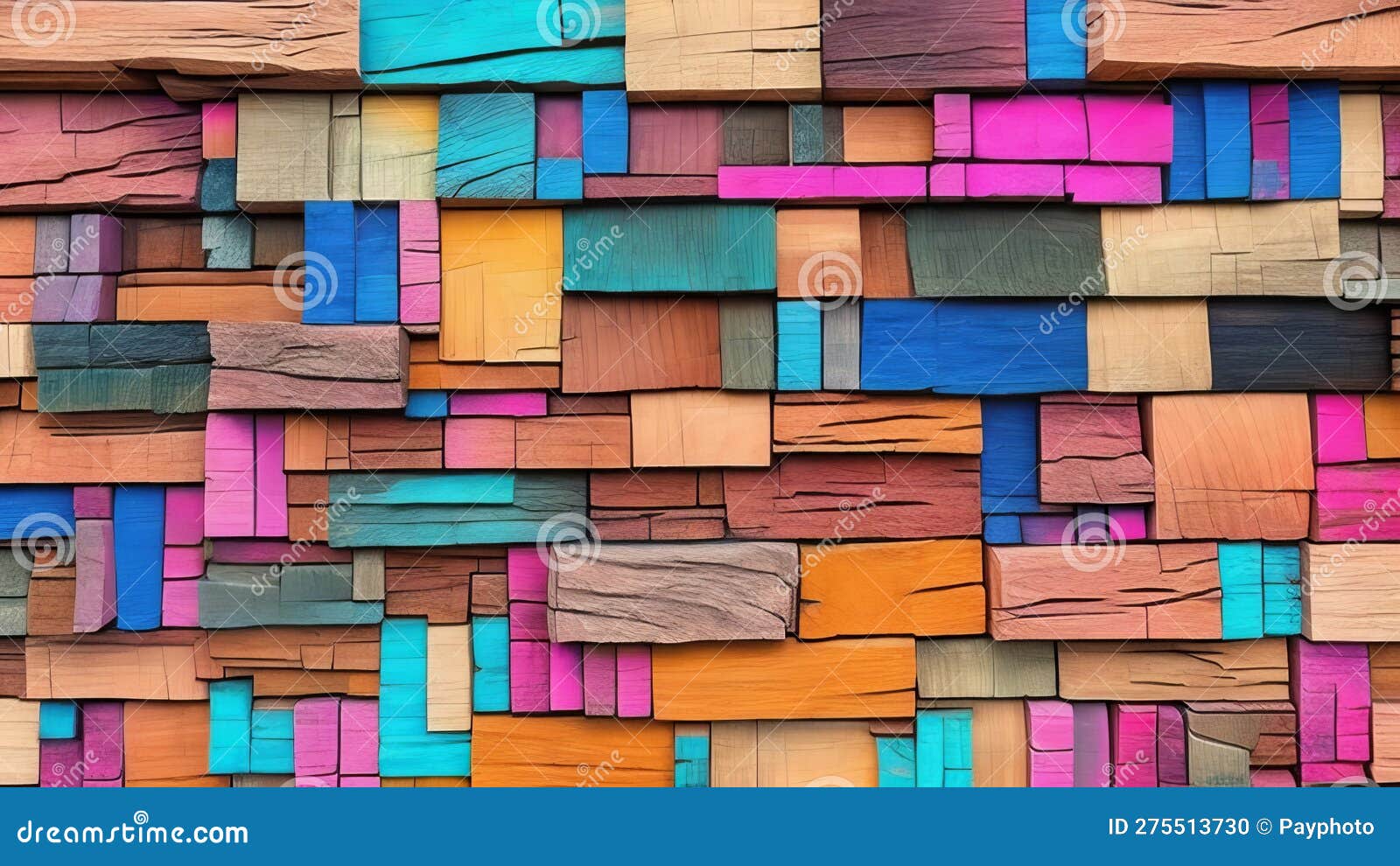 Wood Aged Art Architecture Texture Abstract Block Stack On The Wall For ...
