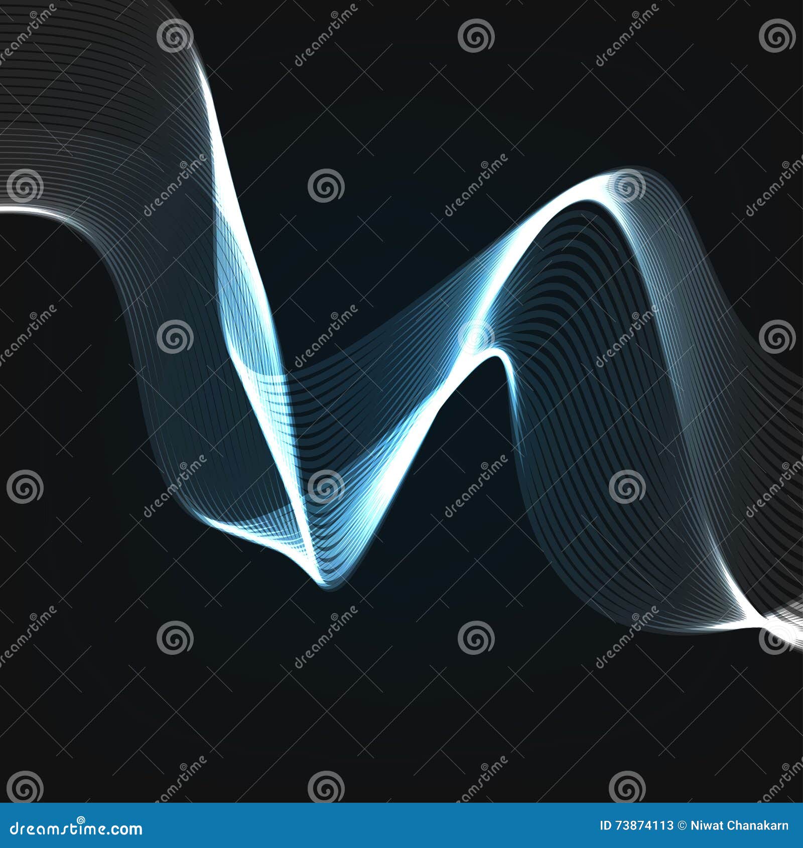 Background Abstract Blue Design Template Stock Vector - Illustration of ...