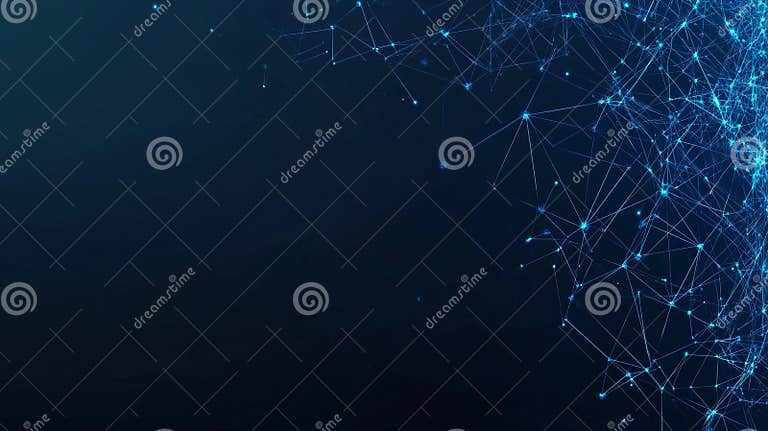 Background of Abstract Blue Digital Data. Science Background. a Complex ...
