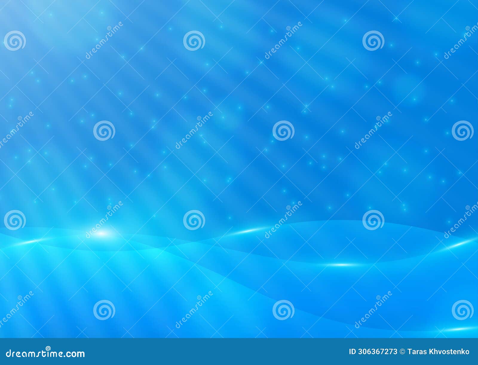 Abstract Blue Background with Light Effects Stock Vector - Illustration ...