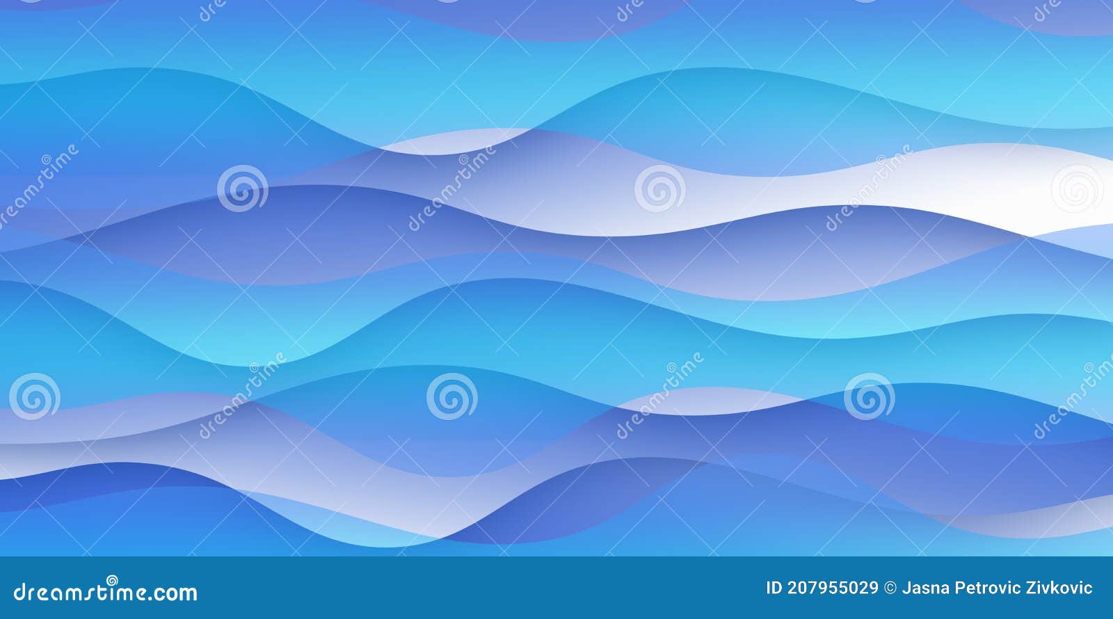 Background Abstract Blue Wavy Color Gradients Stock Illustration ...