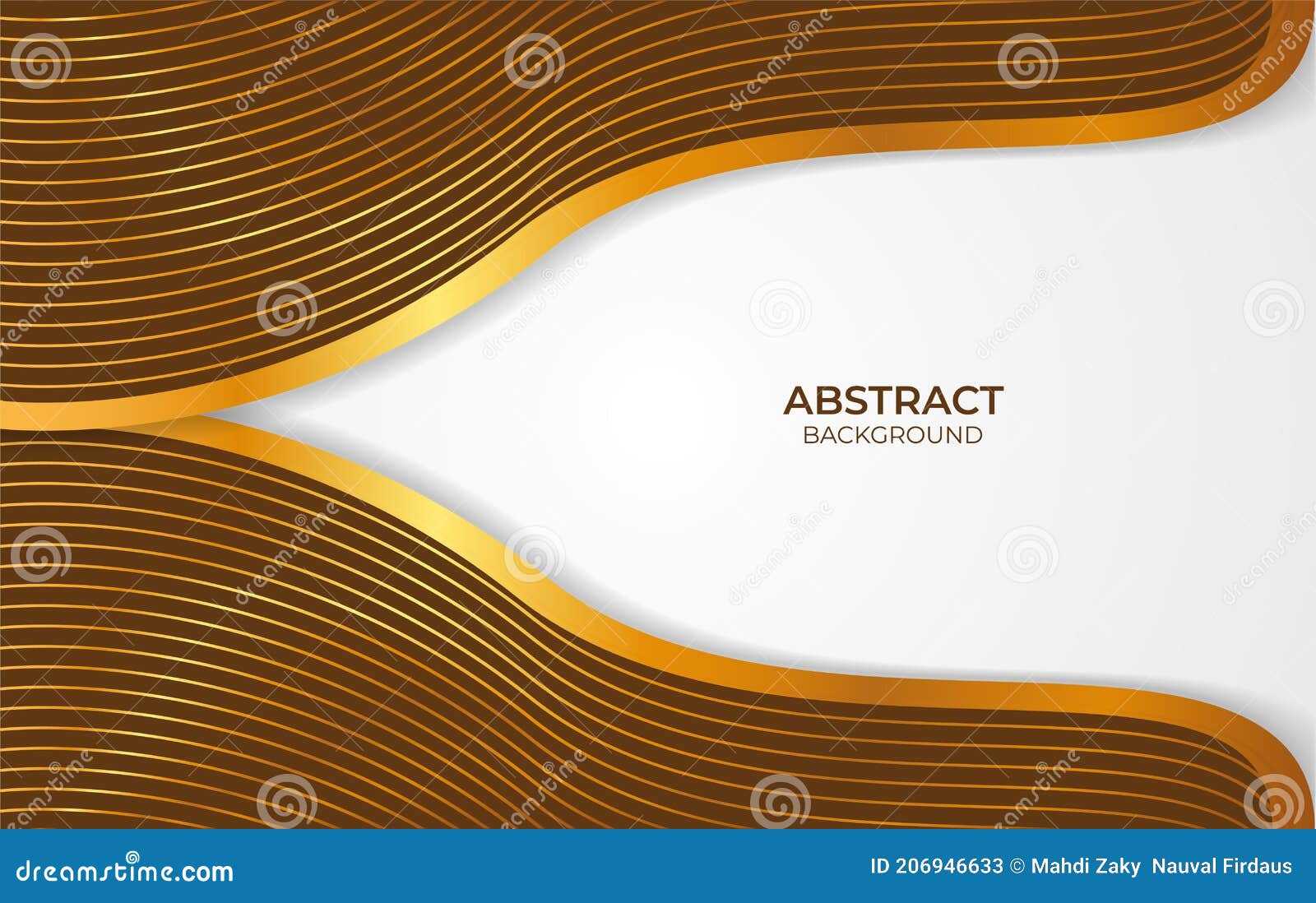 Background Abstract Brown and Gold Design Stock Vector - Illustration ...