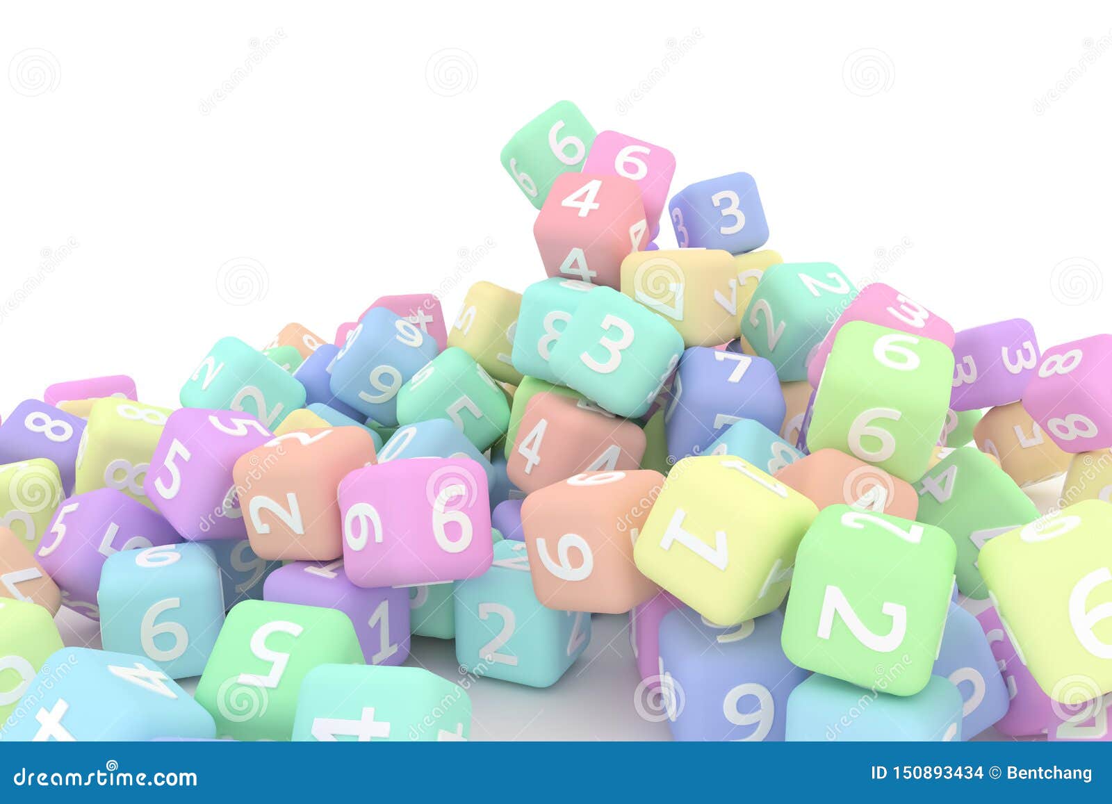 Background Abstract CGI Geometric, Bunch of Number Character Symbol or ...