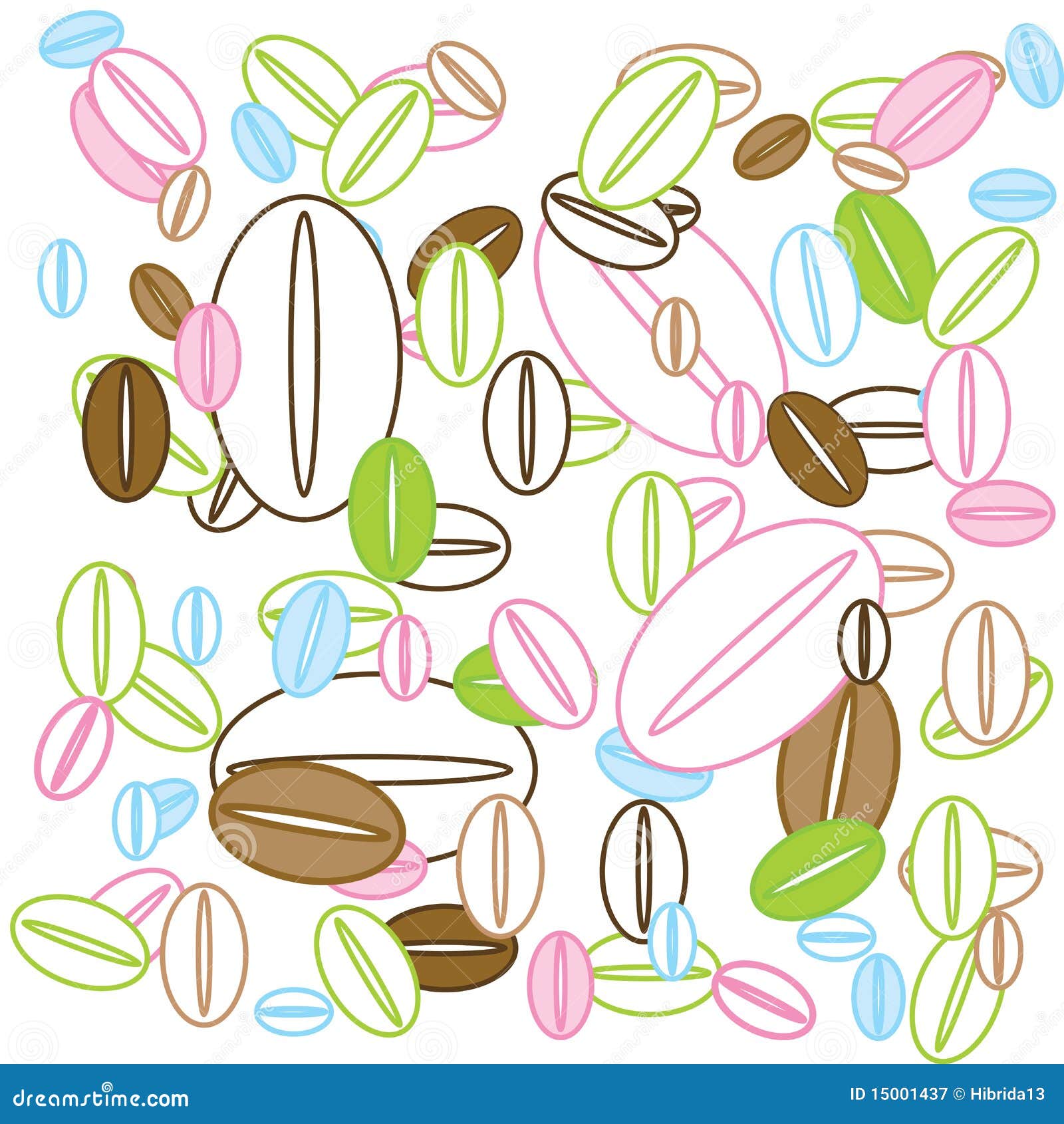 Background with Abstract Coffee Stock Illustration - Illustration of ...