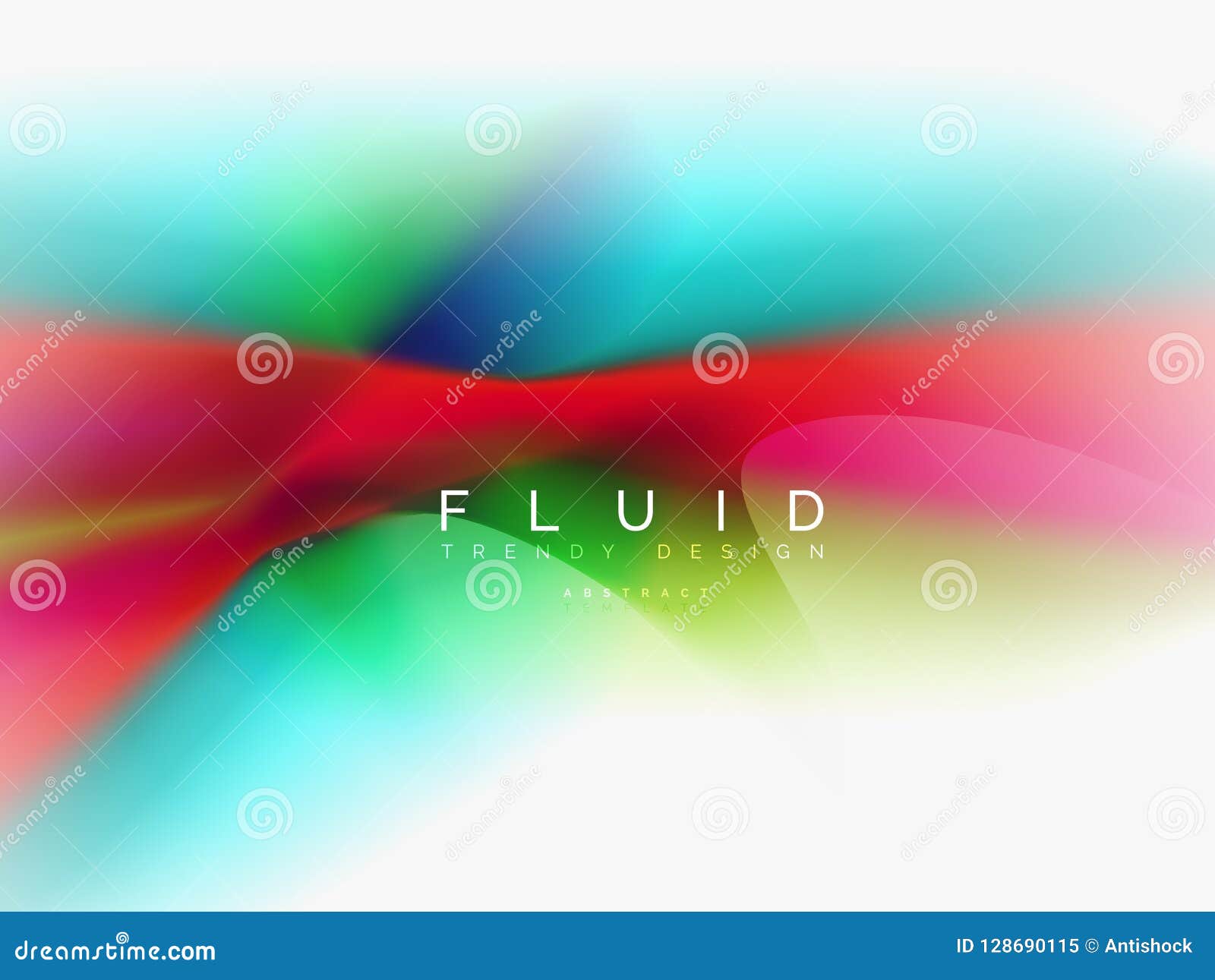 Background Abstract Color Flow, Liquid Design Stock Vector ...