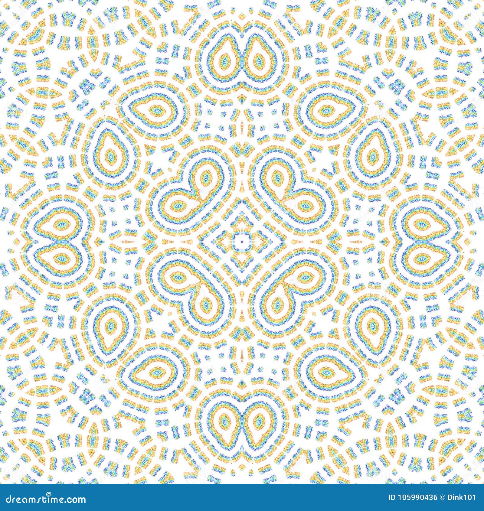 Abstract Color Pattern on White Stock Illustration - Illustration of ...