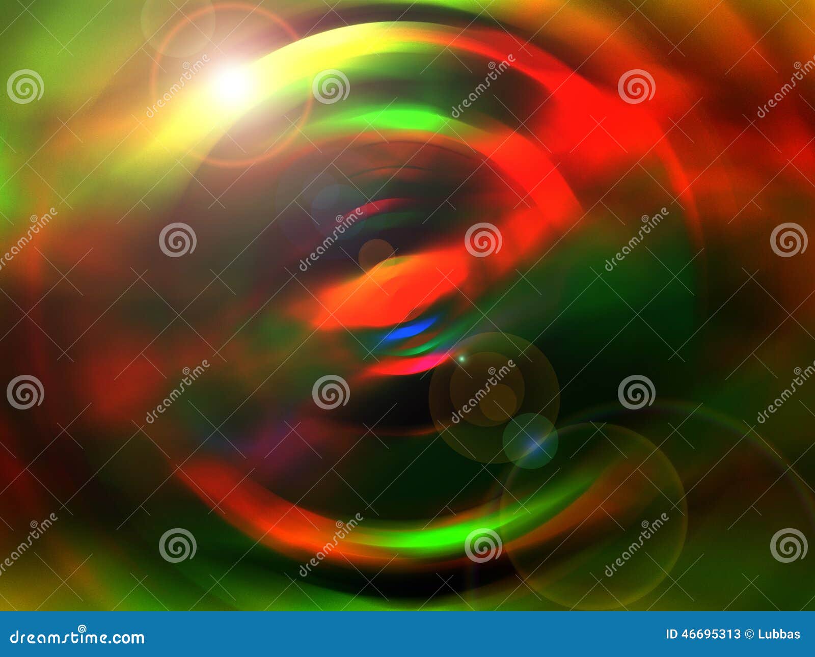 Background with Abstract Colored Echo Stock Illustration - Illustration ...